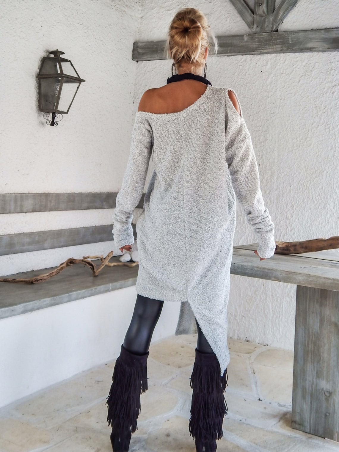Winter Women Tunic / Women Sweater / Sweater Dress / Warm Wool - Etsy