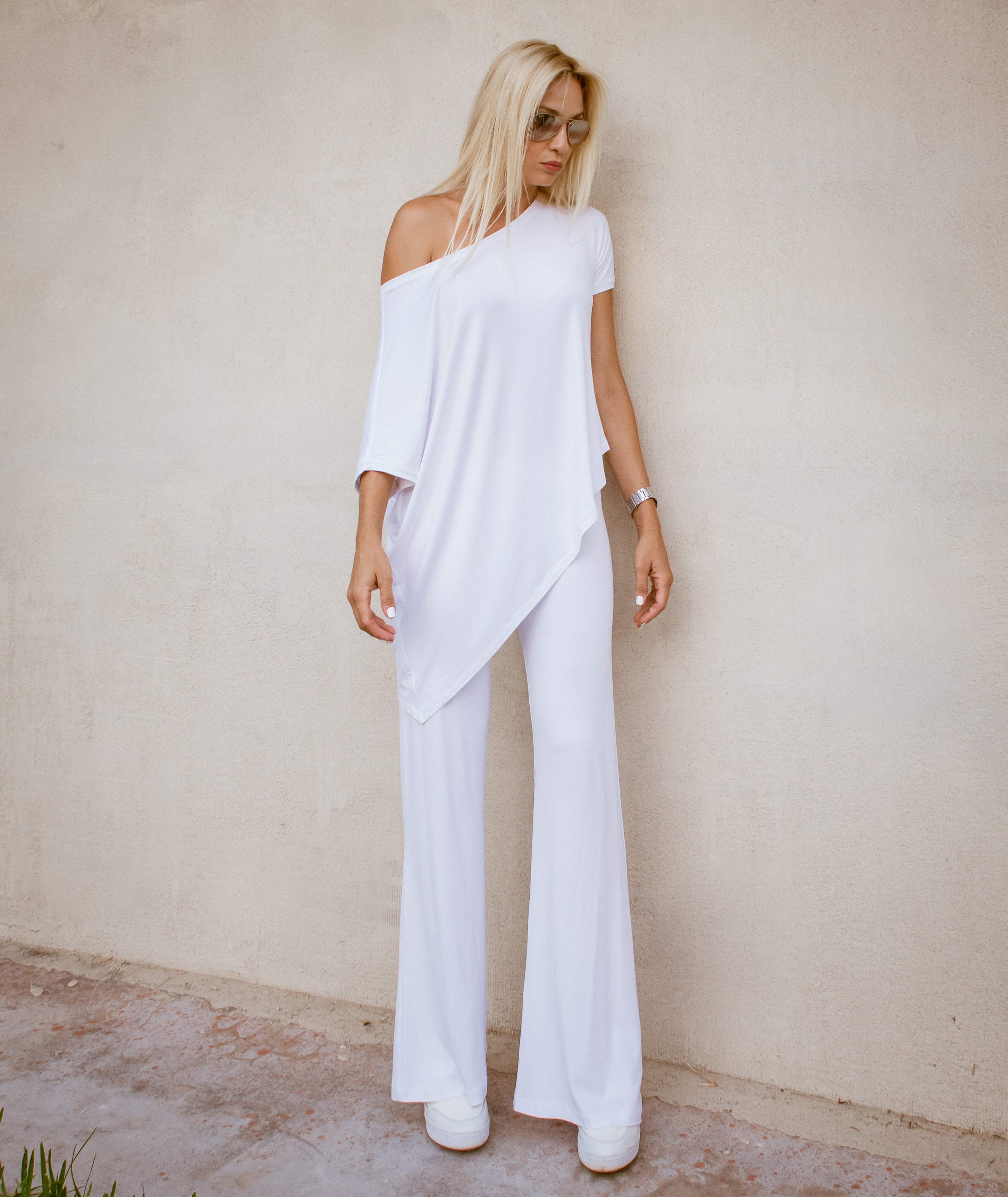 NEW Women Outfit / White Outfit / Women Set / White Pants / | Etsy