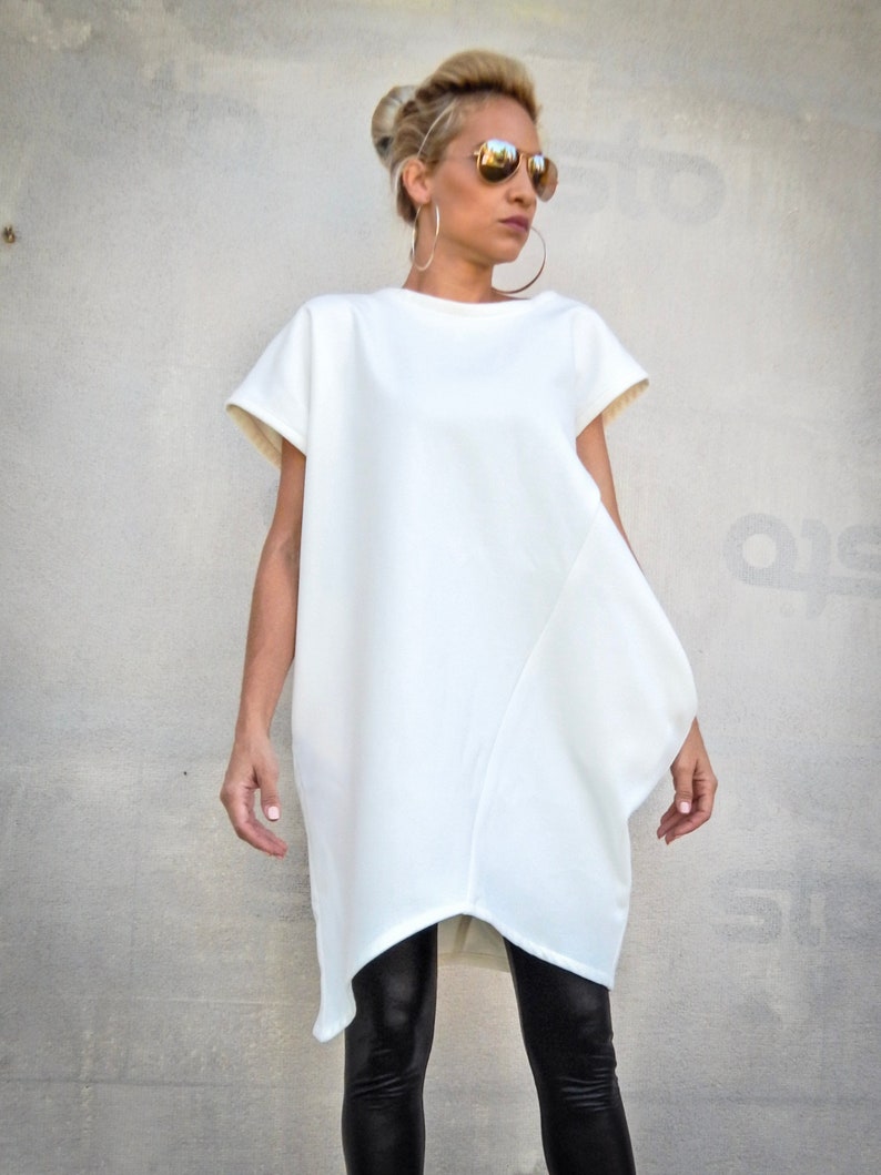 NEW Fall Winter Asymmetrical Top / Asymmetric Blouse / Warm Tunic ...