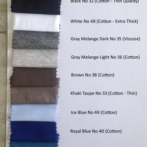 VISCOSE Color Chart - Etsy