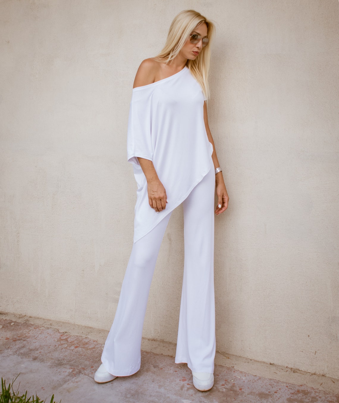 NEW Women Outfit / White Outfit / Women Set / White Pants / - Etsy