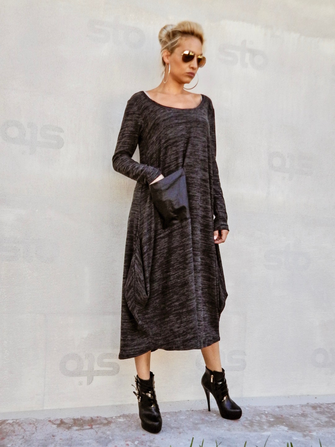 NEW Fall Winter Dress / Winter Dress / Maxi Dress / Everyday - Etsy