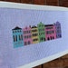 Needlepoint Canvas - Hand Painted Charleston's Rainbow Row - Optional ...