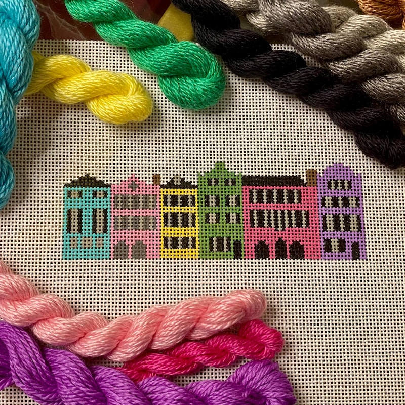 Beach Needlepoint - Etsy