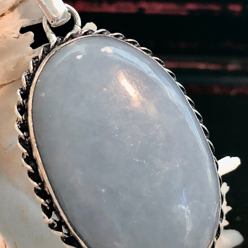 Angelite Jewelry - Etsy