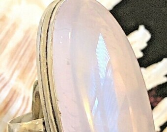 Large Quartz Ring | Etsy