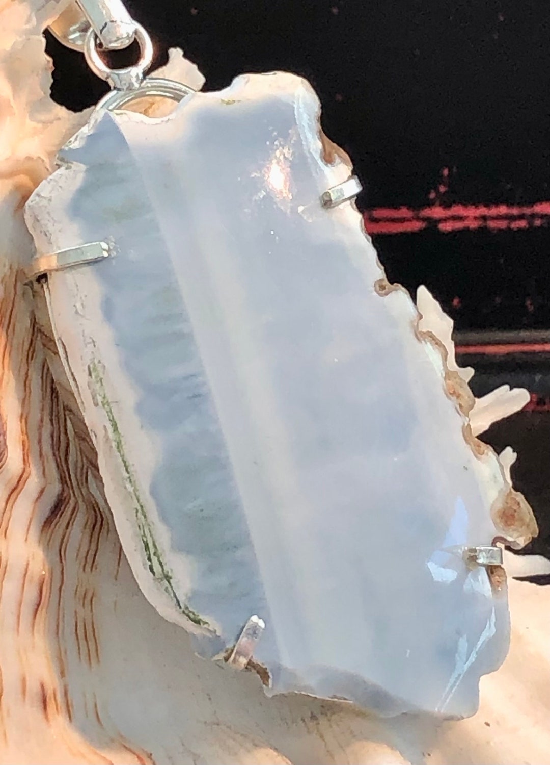 HUGE 3 Natural Oregon Owyhee Blue Opal Pendant Rough - Etsy