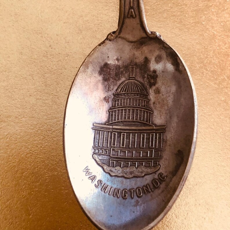 Souvenir Silver Spoon District of Columbia Washington DC | Etsy