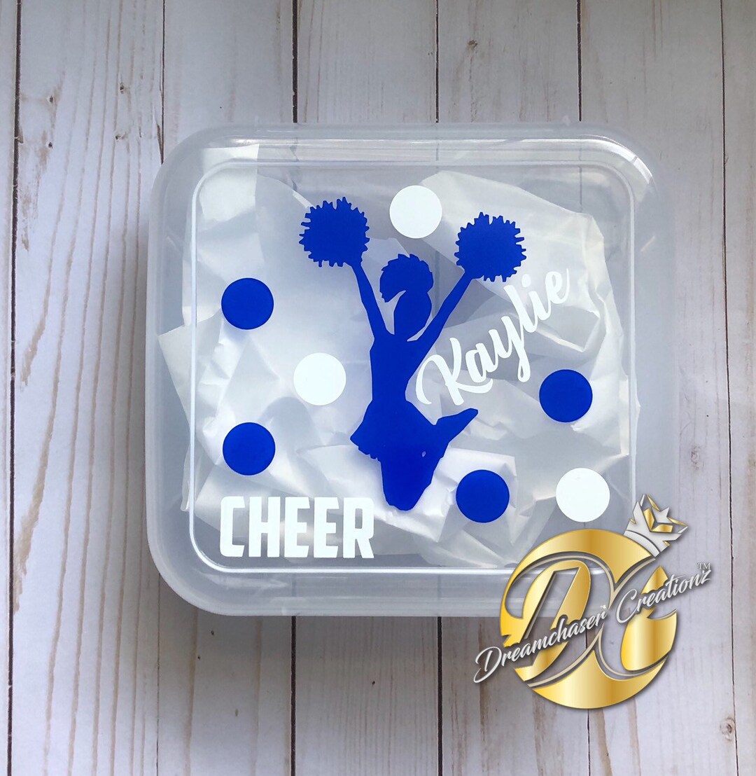 Cheer Bow Box, Cheer Bow Holder, Bow Box, Cheerleading Bow Box, Hair ...