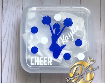 Cheer Bow Box, Cheer Bow Holder, Bow Box, Cheerleading Bow Box, Bow ...