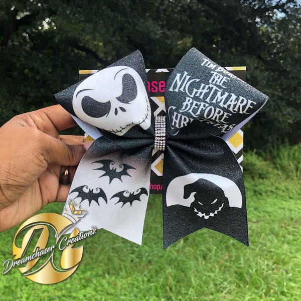 Jack Skellington Bow - Etsy