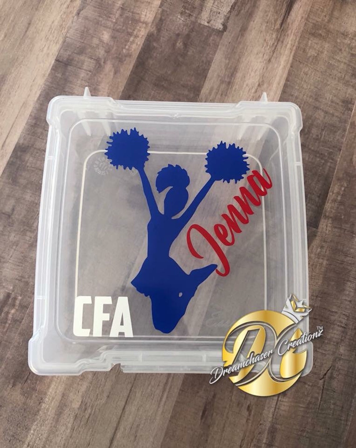 Cheer Bow Box, Cheer Bow Holder, Bow Box, Cheerleading Bow Box, Hair ...