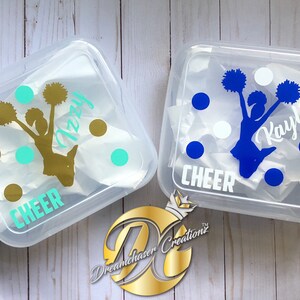 Cheer Bow Box, Cheer Bow Holder, Bow Box, Cheerleading Bow Box, Hair ...