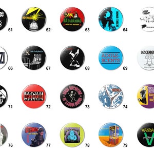 Punk Buttons - Etsy