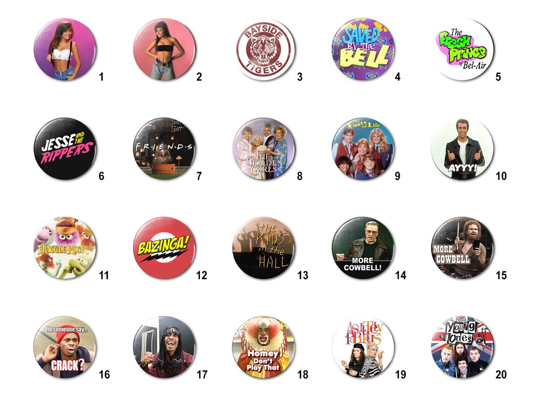 TV / Television (A) Pins Buttons Badge (1.25 Inch / 32mm) - Etsy