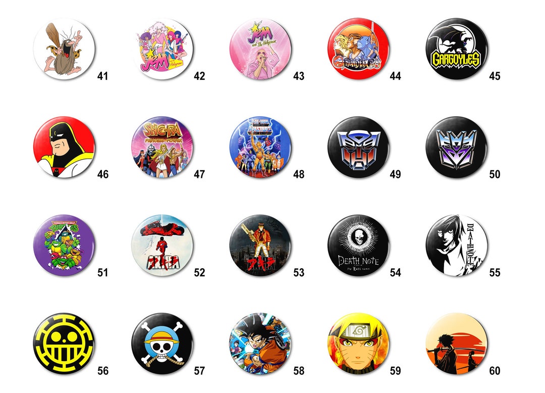 Cartoons / Animation (C) Pins Buttons Badge (1.25 Inch / 32mm) - Etsy