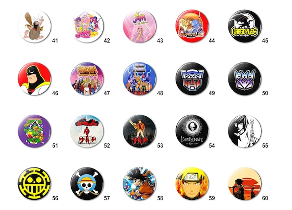 Cartoons / Animation C Pins Buttons Badge 1.25 Inch / 32mm - Etsy