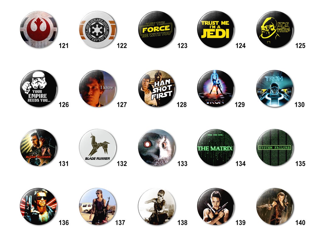 Movies (G) Pins Buttons Badge (1.25 Inch / 32mm) - Etsy