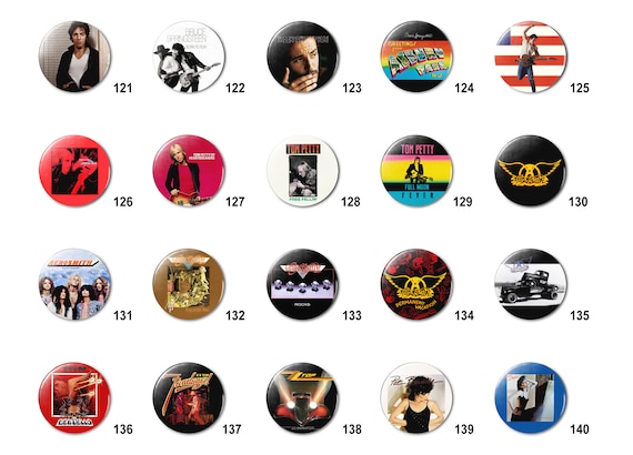 Classic Rock G Pins Buttons 1.25 Inch / 32mm - Etsy