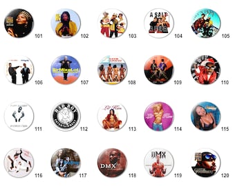 Hip Hop / Rap E Pins Buttons 1.25 Inch / 32mm | Etsy
