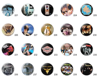 Heavy Metal / Hard Rock A Pins Buttons 1.25 Inch / 32mm - Etsy