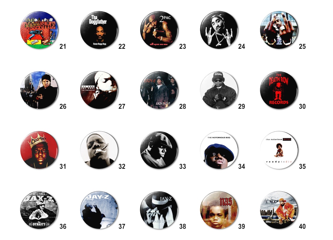 Hip Hop / Rap (B ) Pins Buttons (1.25 Inch / 32mm) - Etsy