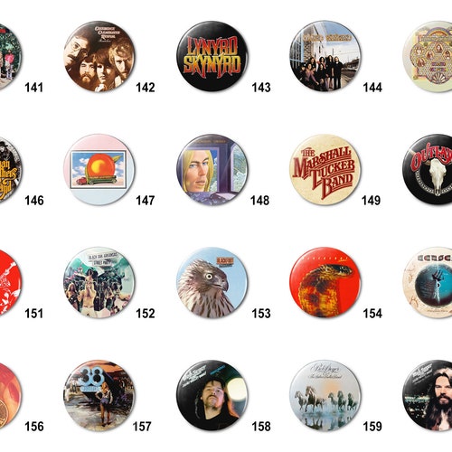 Heavy Metal / Hard Rock A Pins Buttons 1.25 Inch / 32mm - Etsy