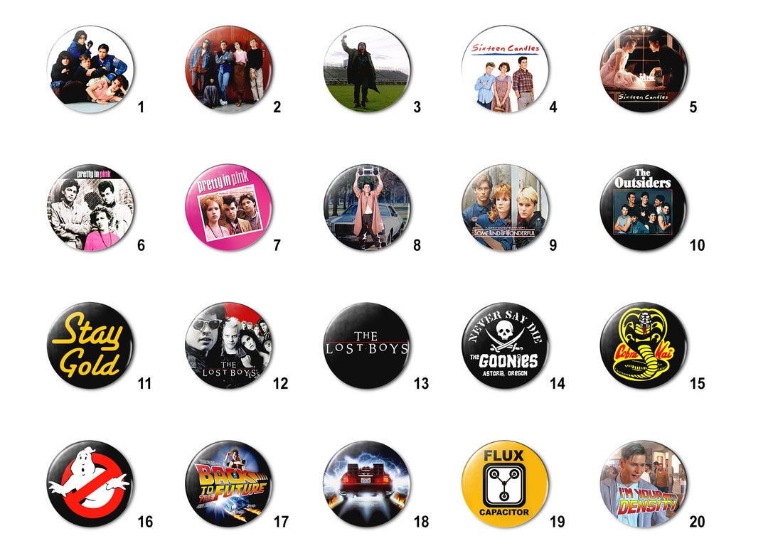 Movies (A) Pins Buttons Badge (1.25 Inch / 32mm) - Etsy