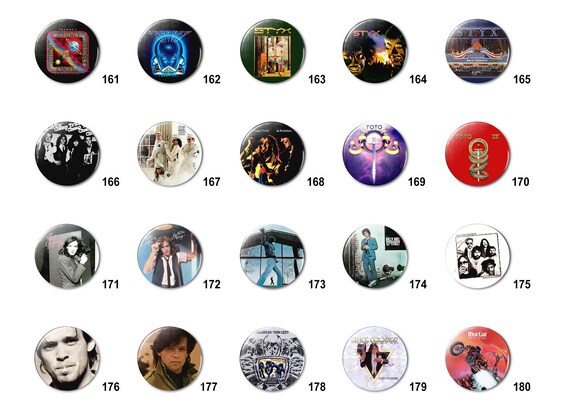 Classic Rock I Pins Buttons 1.25 inch / 32mm | Etsy