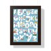 Bluey Inspired ABC / Alphabet Framed Vertical Poster - Etsy