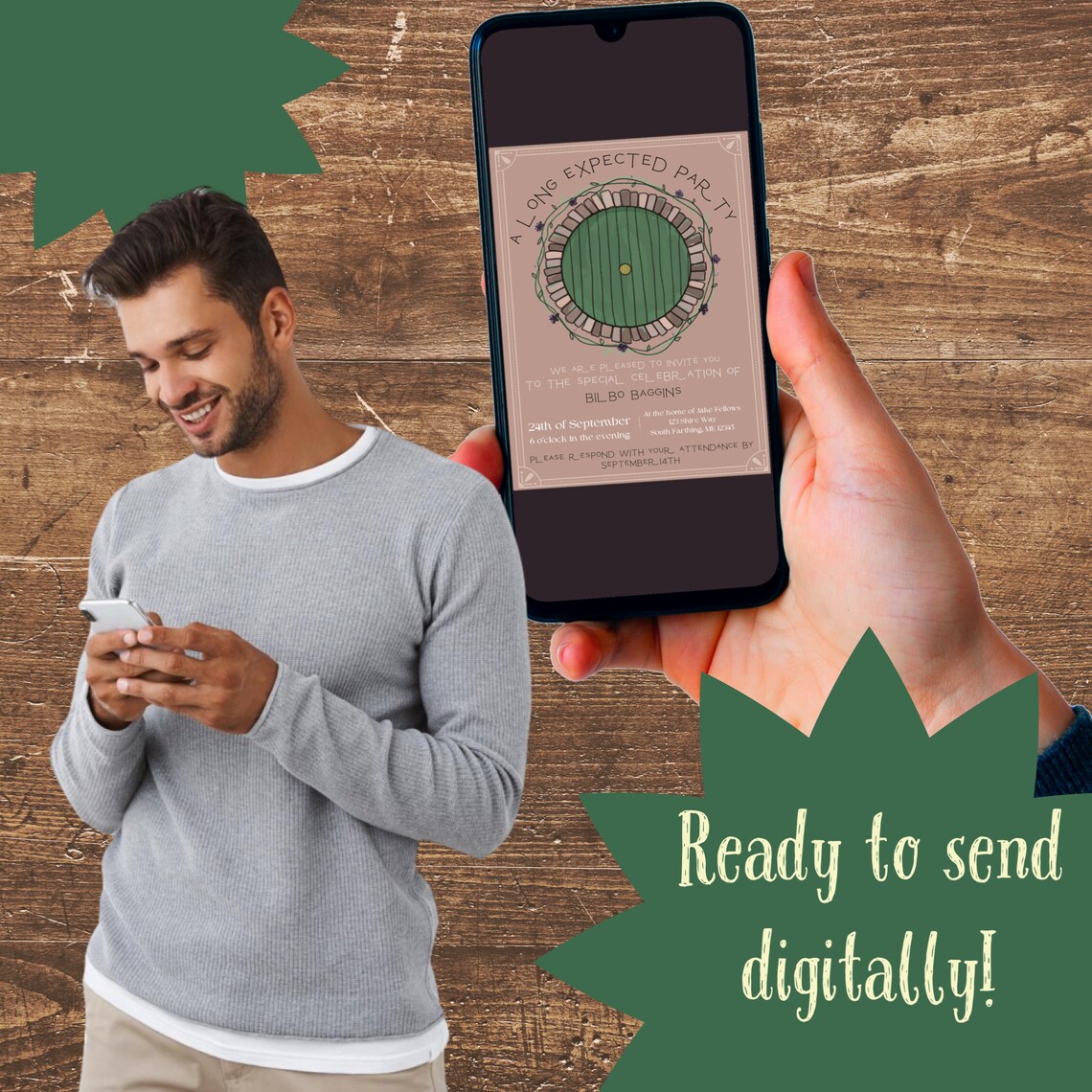 Hobbit Inspired Invitation - Etsy