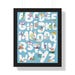 Bluey Inspired ABC / Alphabet Framed Vertical Poster - Etsy