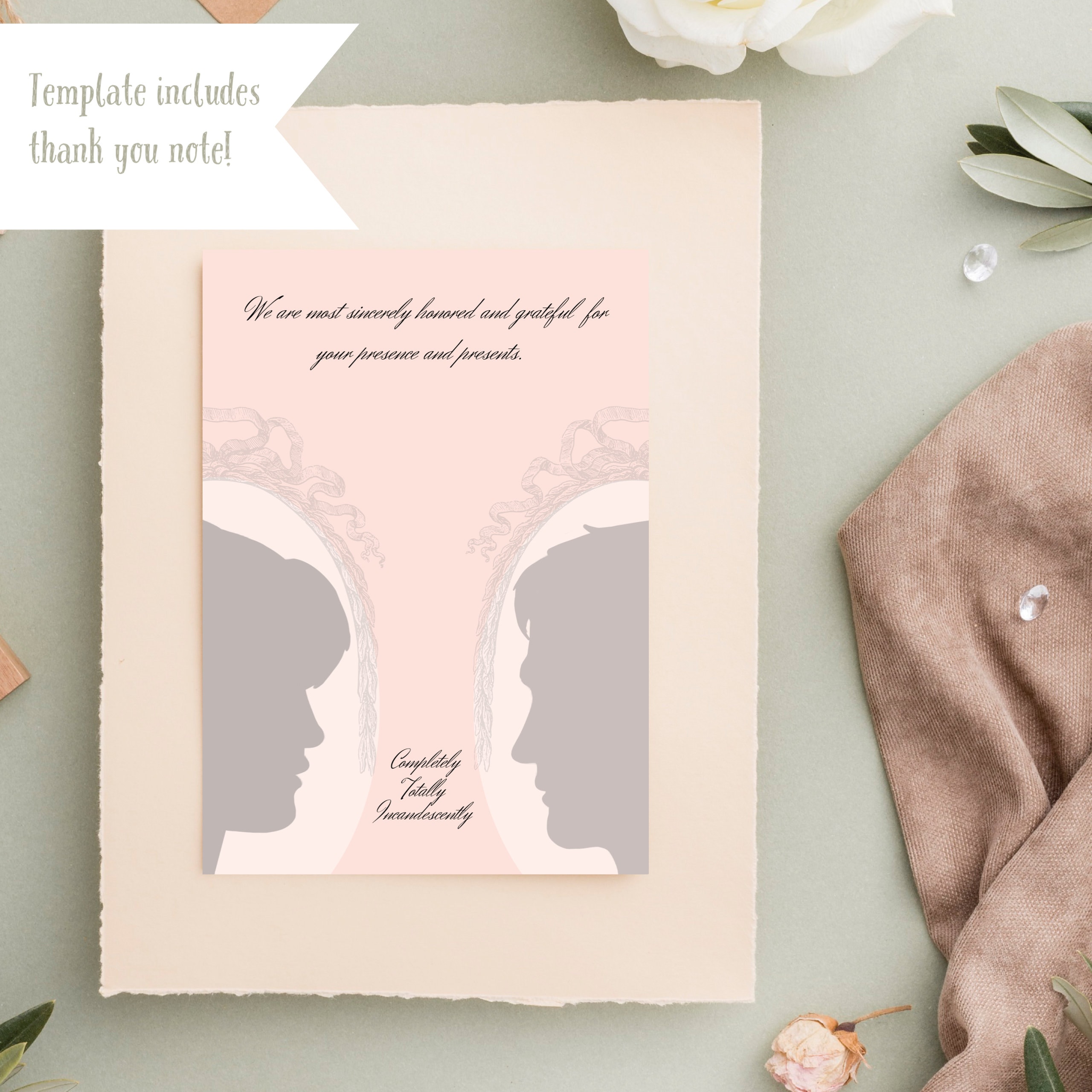 Pride and Prejudice Party Invitation - Etsy