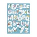 Bluey Inspired ABC / Alphabet Vertical Poster - Etsy