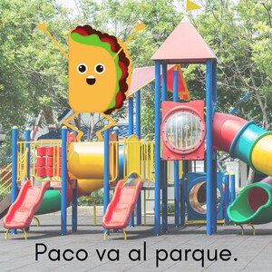 Location Vocabulary-spanish Easy Reader (lectura Facil-lugares) - Etsy