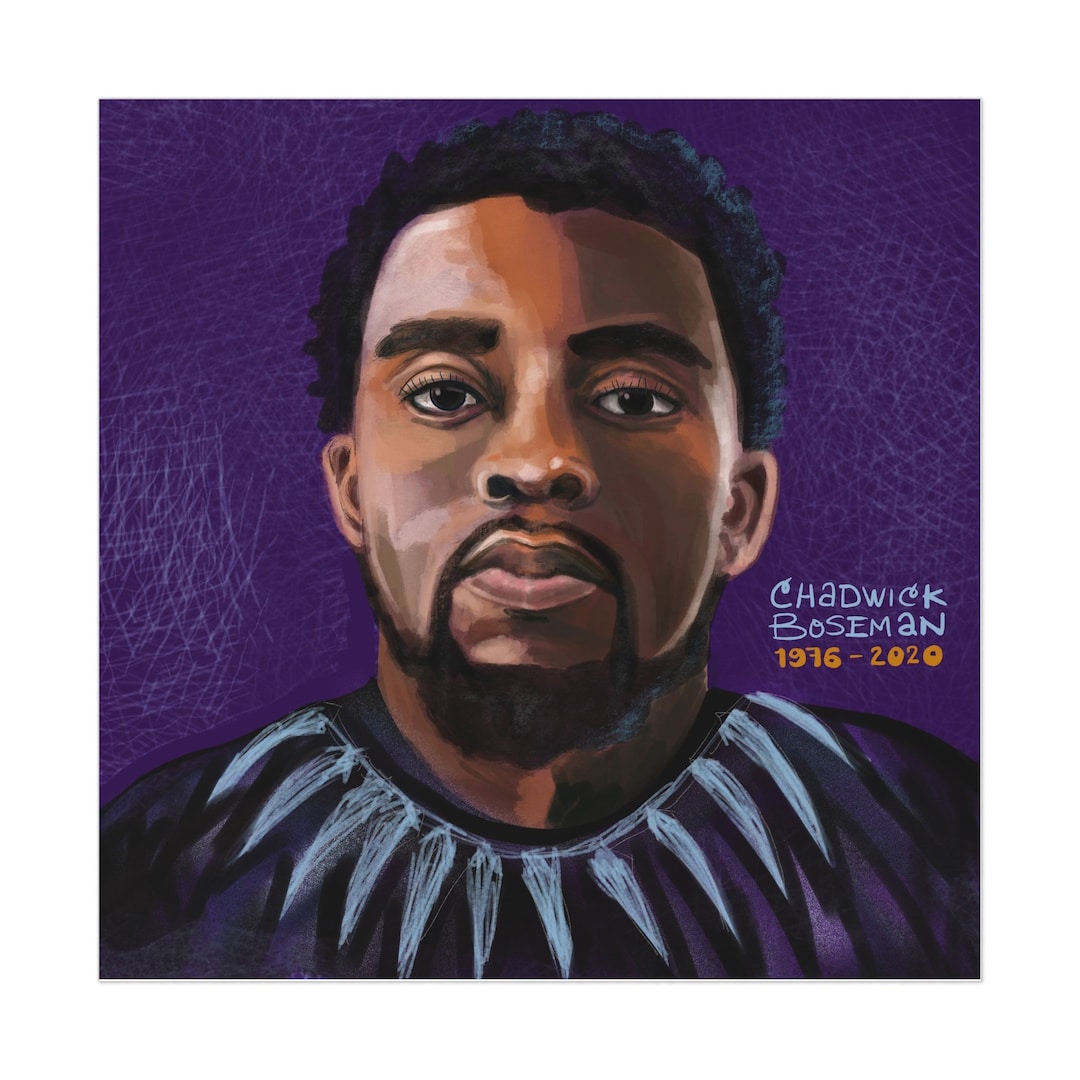 Chadwick Boseman Black Panther Wakanda Posters - Etsy