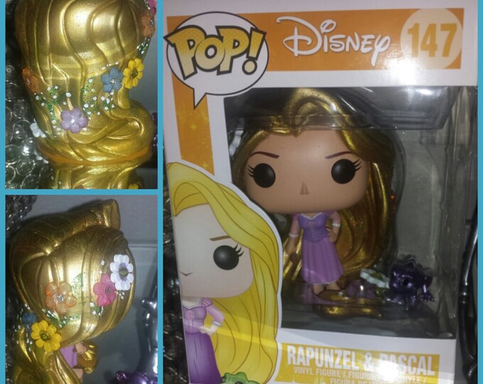 Custom Funko POP Disney's Rapunzel - Etsy