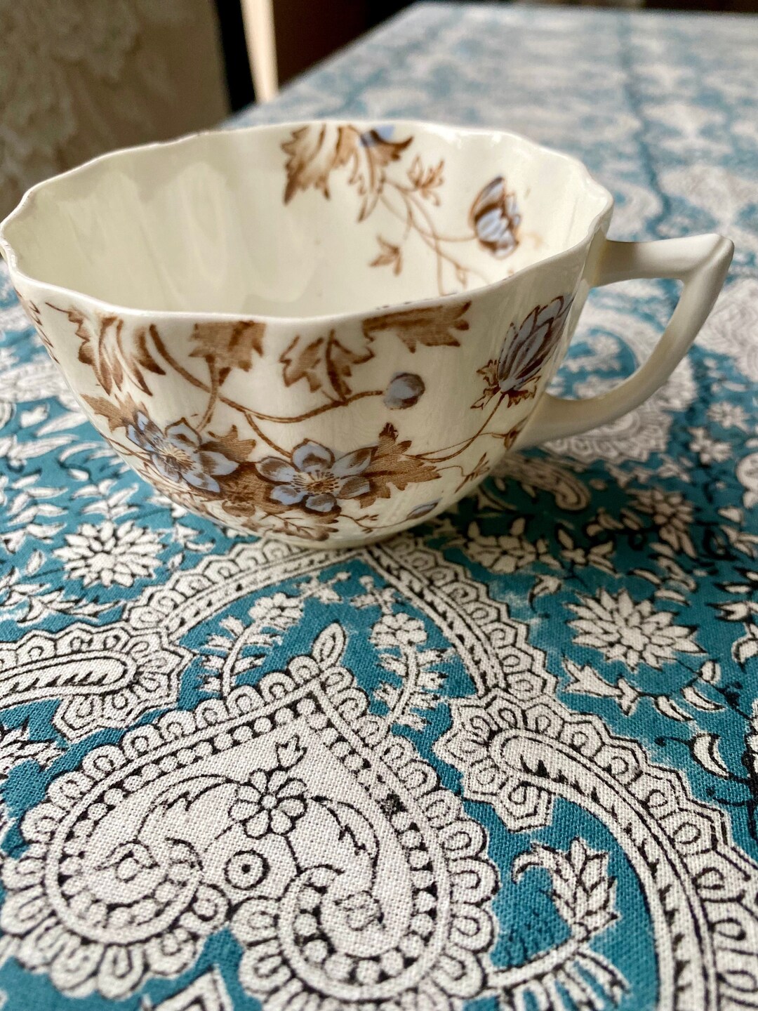 Pretty Teacup With Floral Design - Etsy