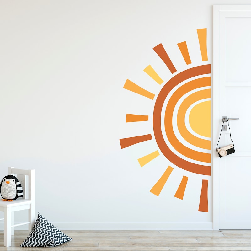 Sun Decal - Etsy