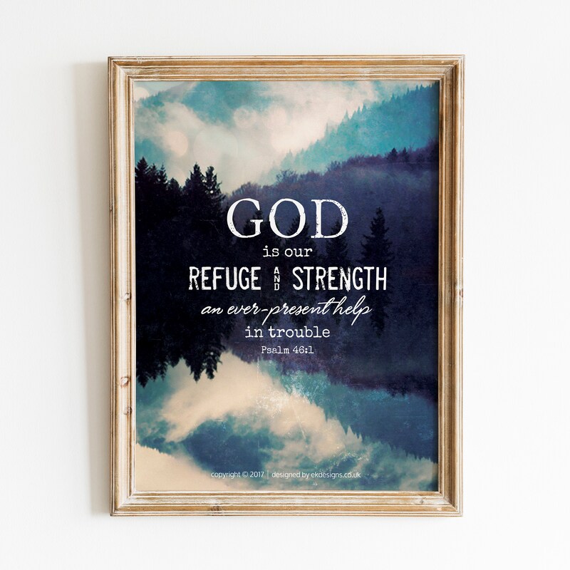 Psalm 46 1 - Etsy