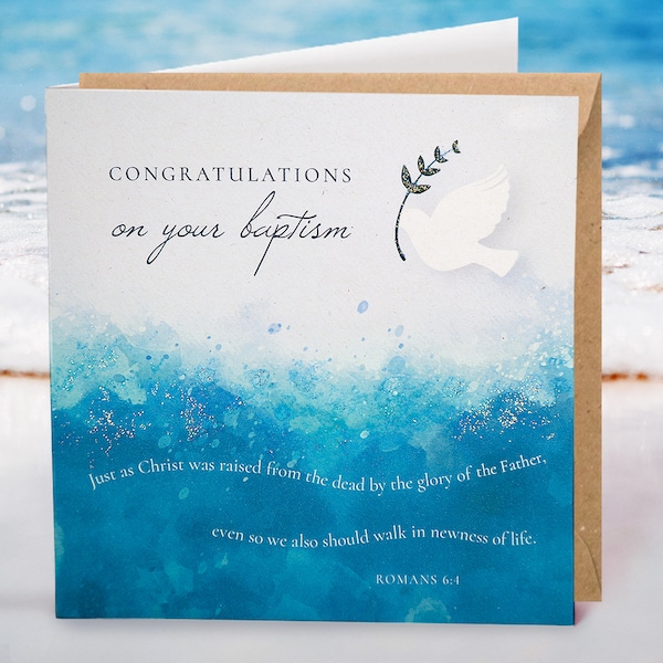 Adult Baptism Card - Etsy