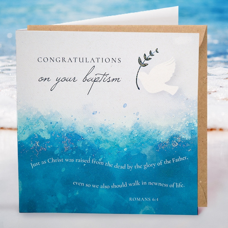 Adult Baptism Card - Etsy