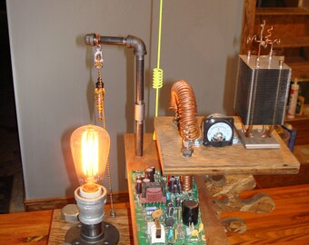 Electric meter lamp | Etsy