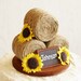 Sunflower Hay Bale Cake Topper Country Wedding Cake Topper - Etsy