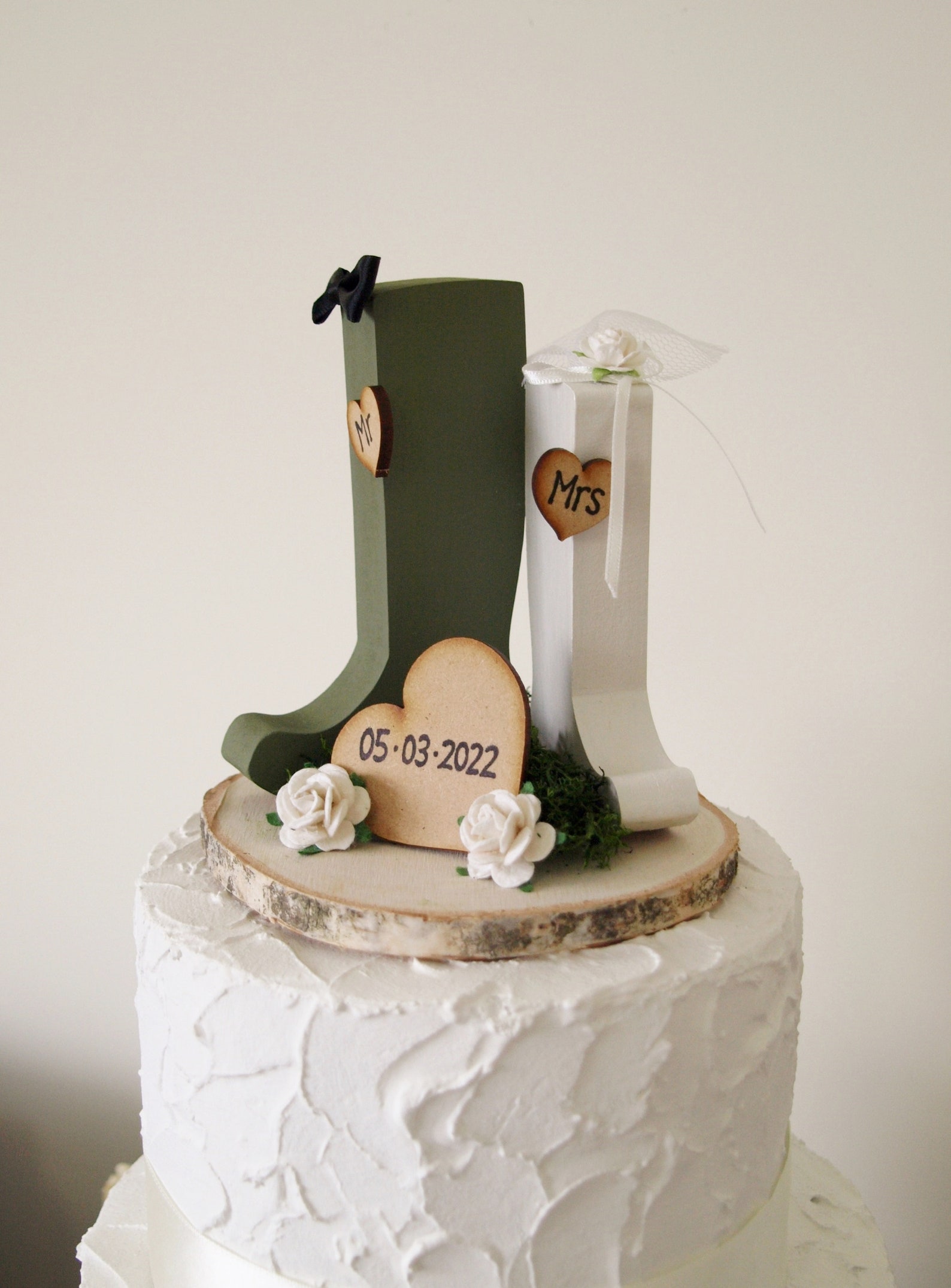 Wellies Wedding Cake Topper, Farm Wedding Cake Topper, Country Cake ...
