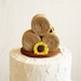 Sunflower Hay Bale Cake Topper Country Wedding Cake Topper - Etsy