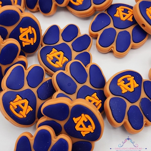 Tiger Silicone Focal Beads - Etsy