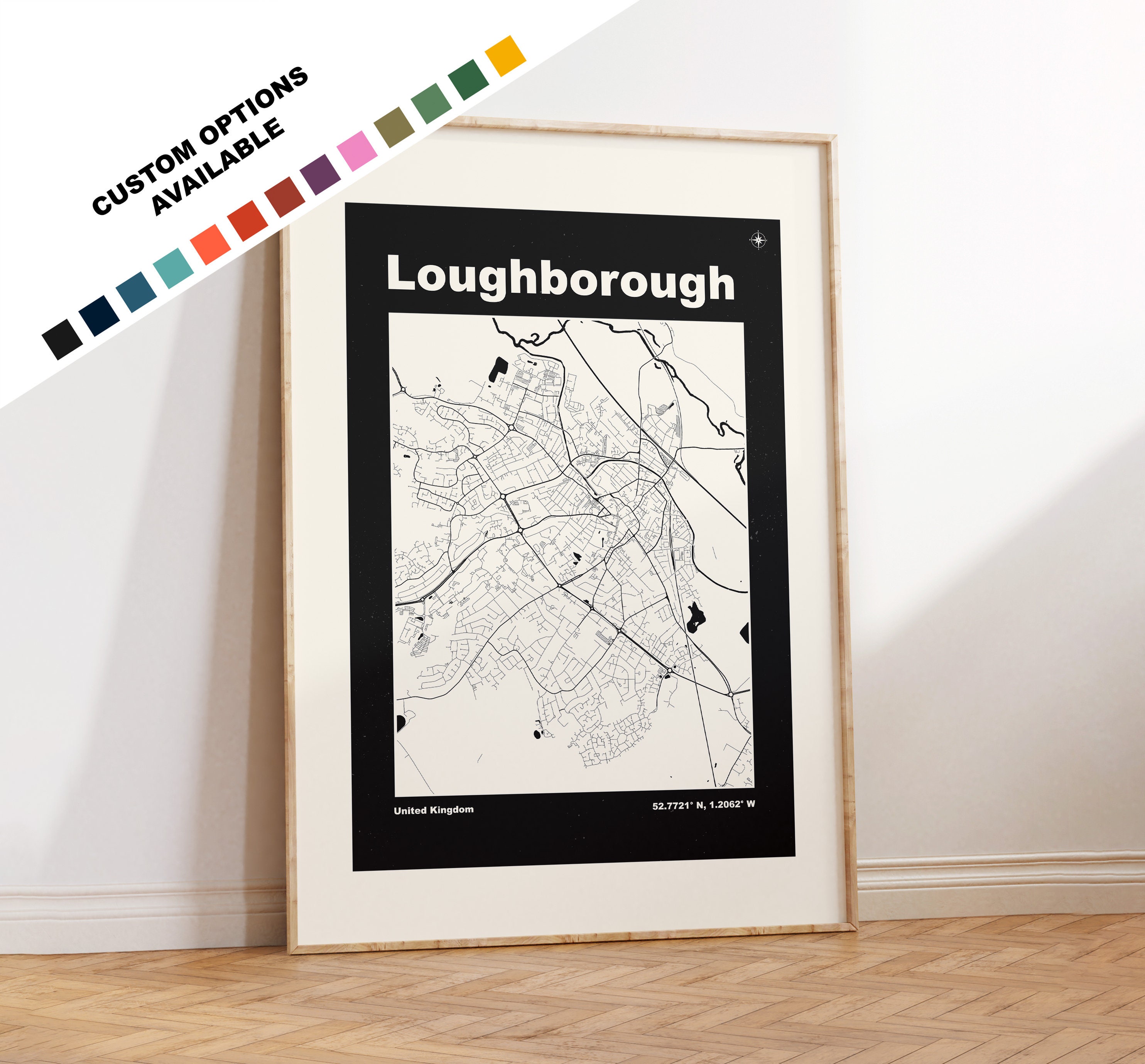 Loughborough United Kingdom On A Map