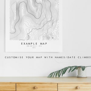 Snowdon Print Topography Map Print Snowdon Poster Wales Topographic Map ...