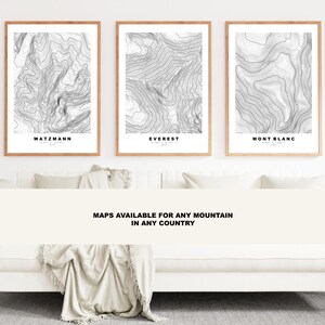 Ben Vorlich Print - Contour Map - Ben Vorlich Poster - Scotland ...